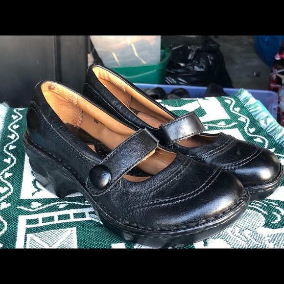 Born | Shoes | Boc Born Concept Black Leather Mary Jane Shoes | Poshmark